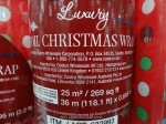 Kirkland Signature Foil Christmas Wrap