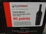 2010 Twenty Bench Cabernet Sauvignon