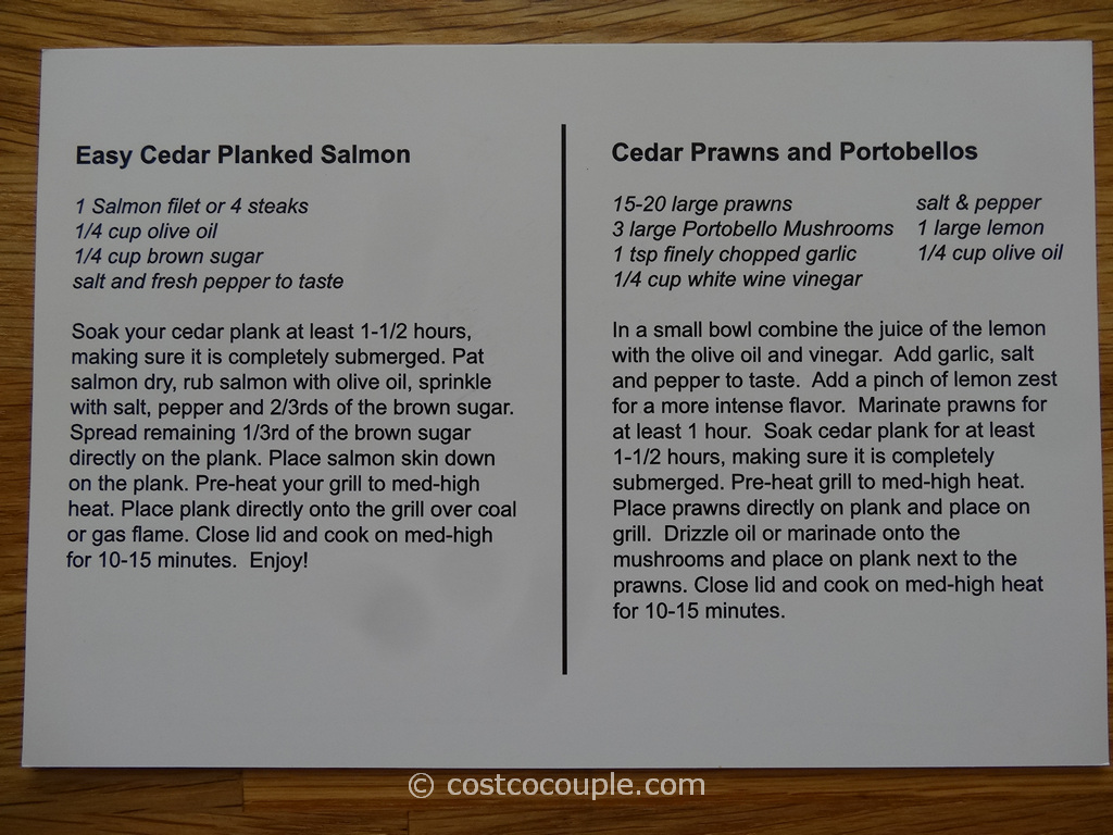 Pacific Northwest Plank Company Cedar Grilling Planks Review
