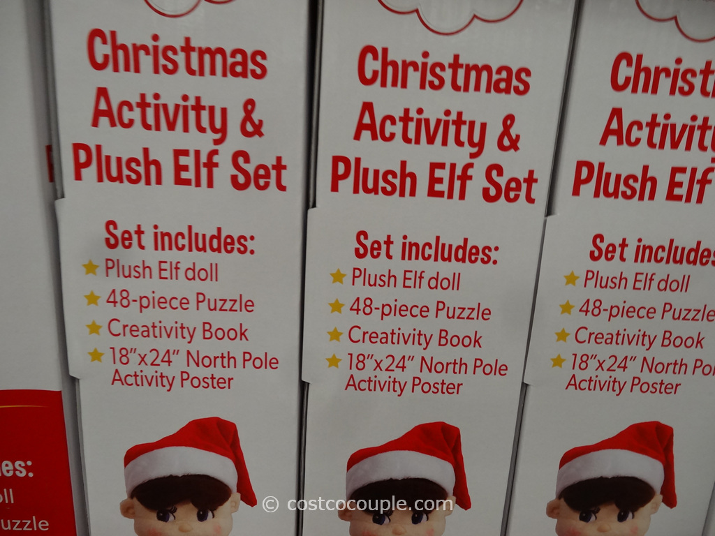 Elf On The Shelf Christmas Activity And Plush Elf Set