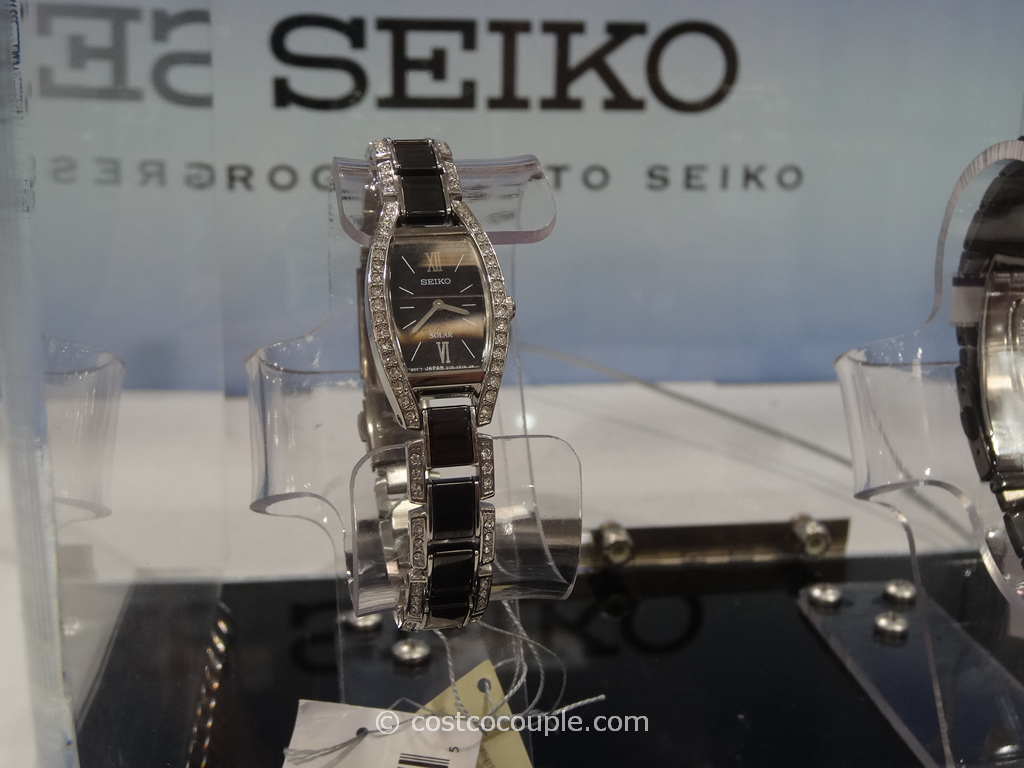 Seiko Solar Ladies’ Stainless Steel Ceramic Crystal Watch