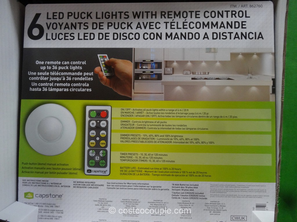 Capstone LED Puck Lights