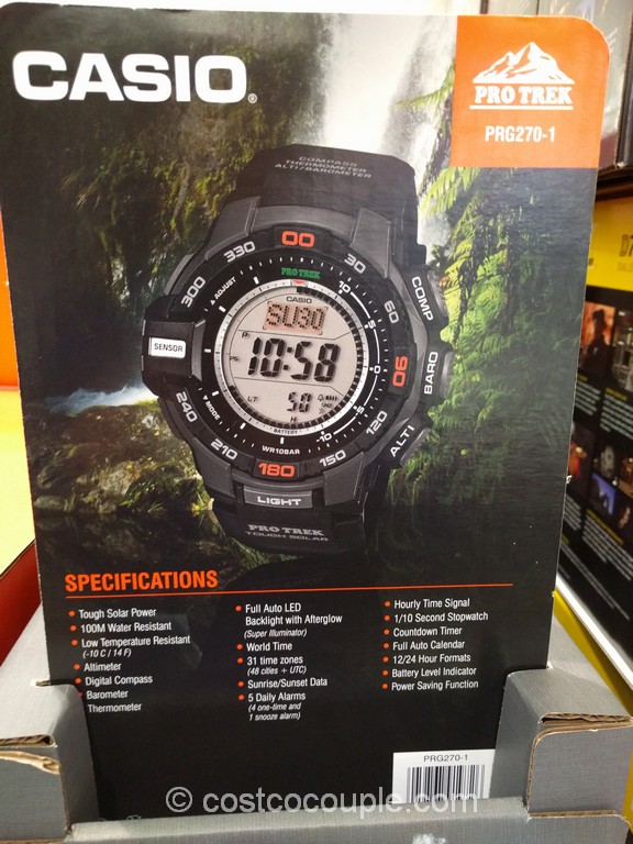 Casio Protrek Solar Power Mens Digital Watch