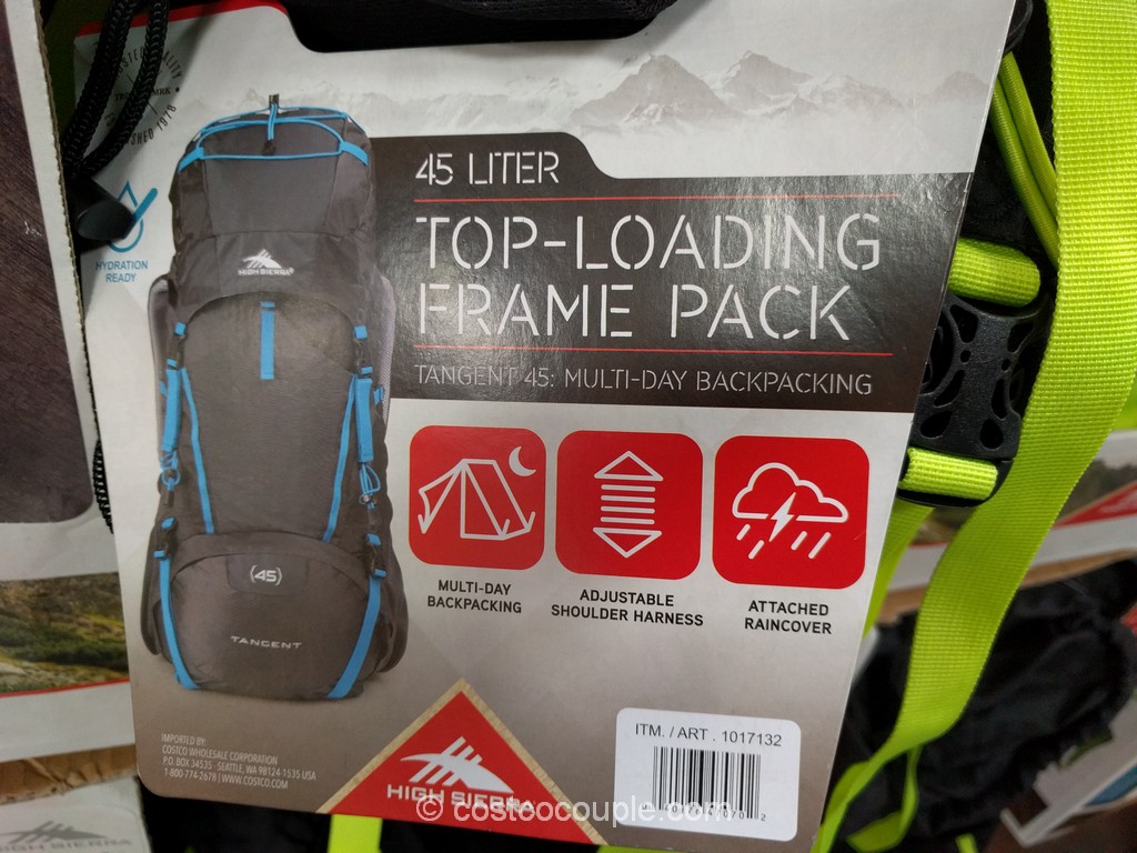 High Sierra Tangent 45 L Top-Loading Frame Pack