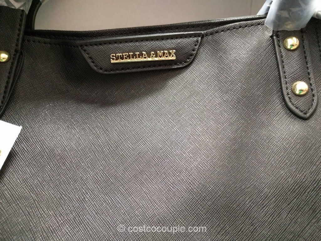 Stella and Max Saffiano Leather Tote