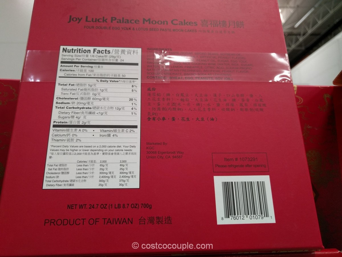 Joy Luck Palace Double Yolk Moon Cakes