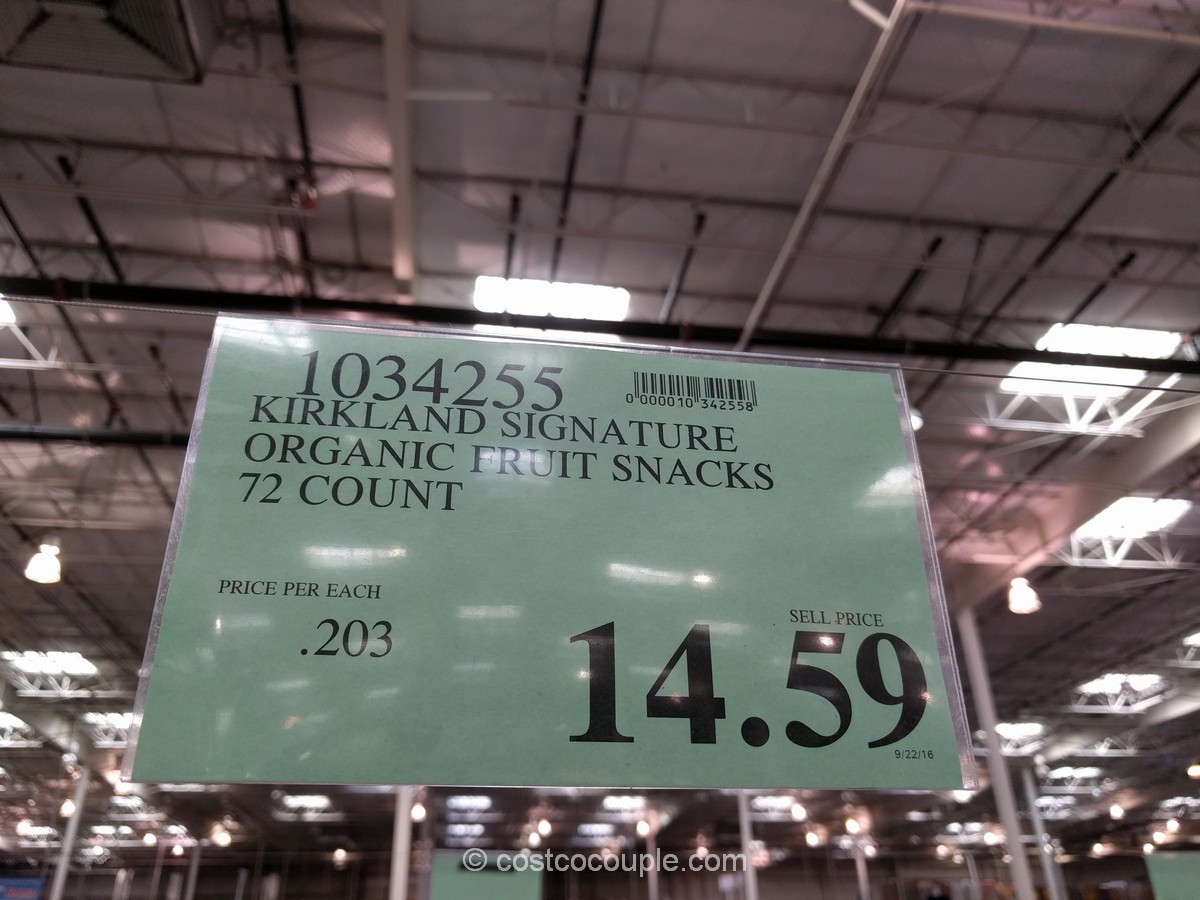 Kirkland Signature Organic Fruity Snacks