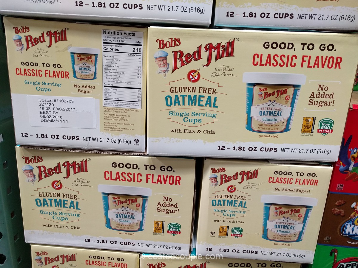 Bob’s Red Mill Organic Single Serving Oatmeal