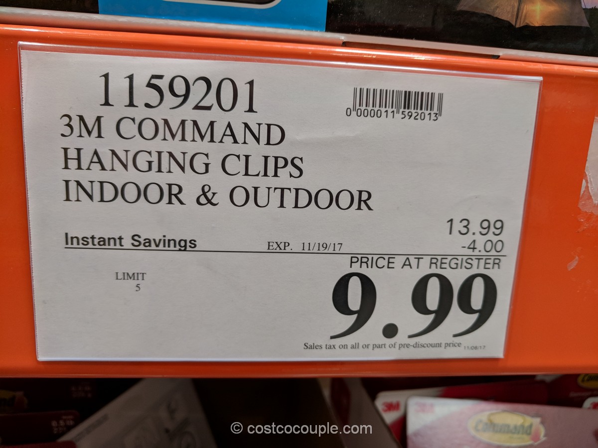 3M Command Indoor and Outdoor Hanging Clips