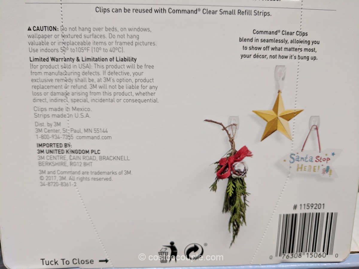 3M Command Indoor and Outdoor Hanging Clips