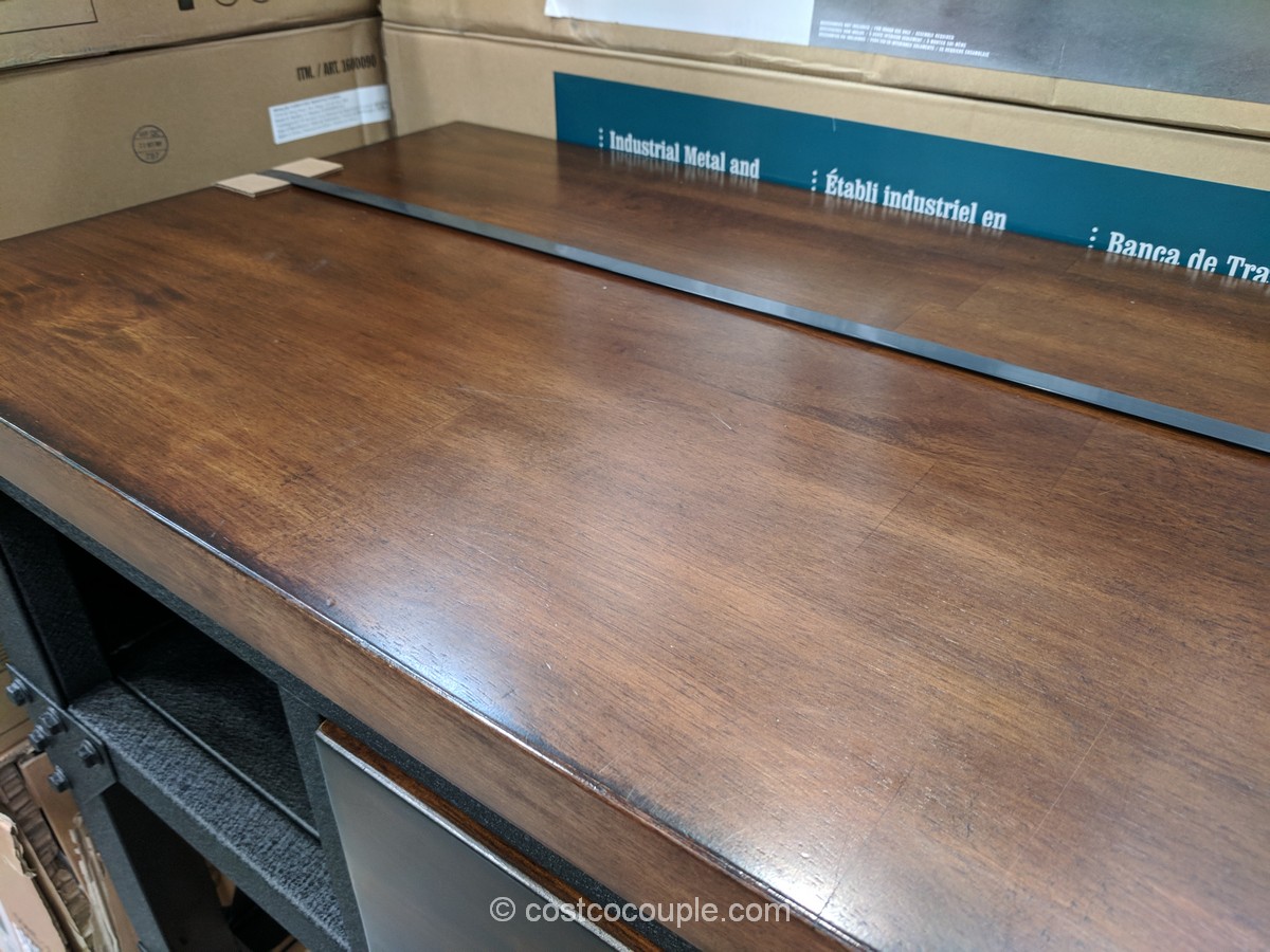 Whalen Industrial Metal and Wood Workbench