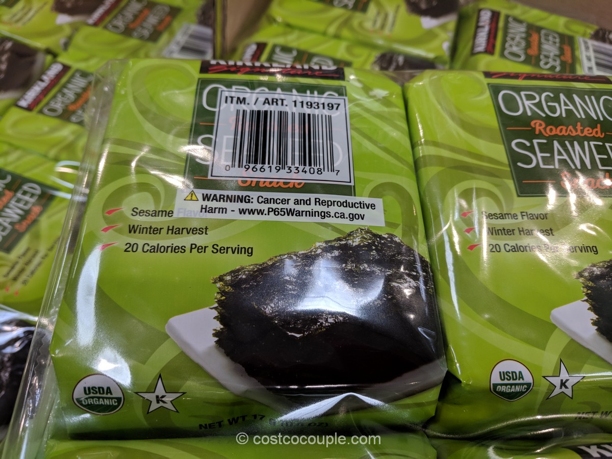 Kirkland Signature Organic Roasted Seaweed