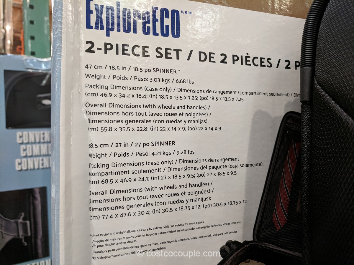 Samsonite Explore ECO 2-Piece Luggage Set