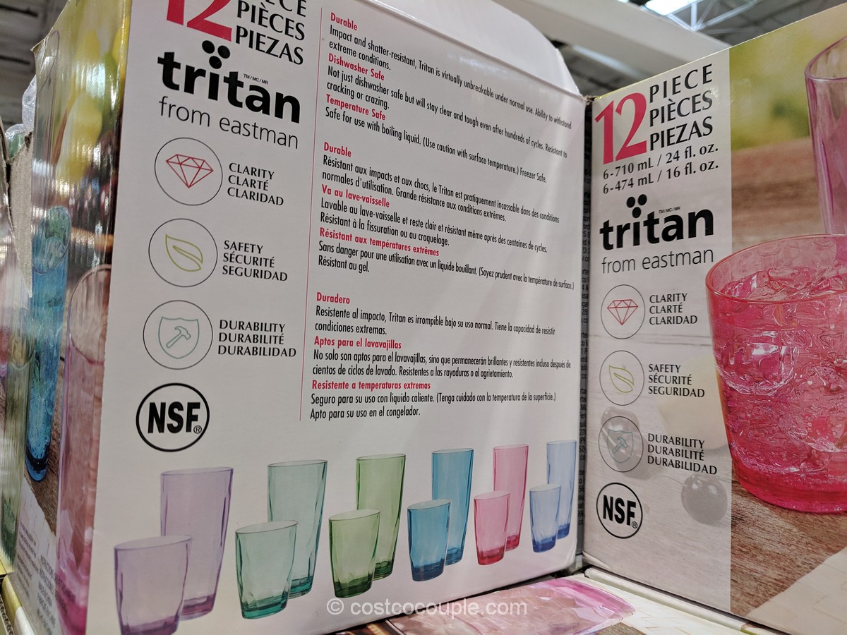 First Design Global Tritan Drinkware Set