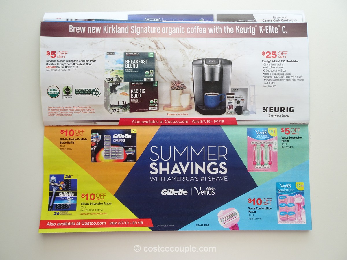 Costco August 2019 Coupon Book 08/07/19 to 09/01/19