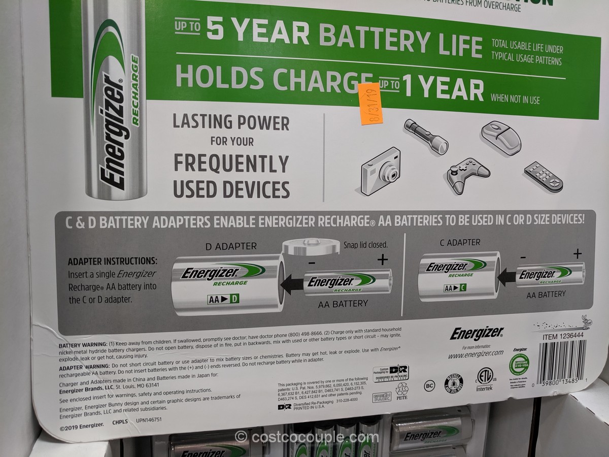 Energizer Rechargeable Battery Kit