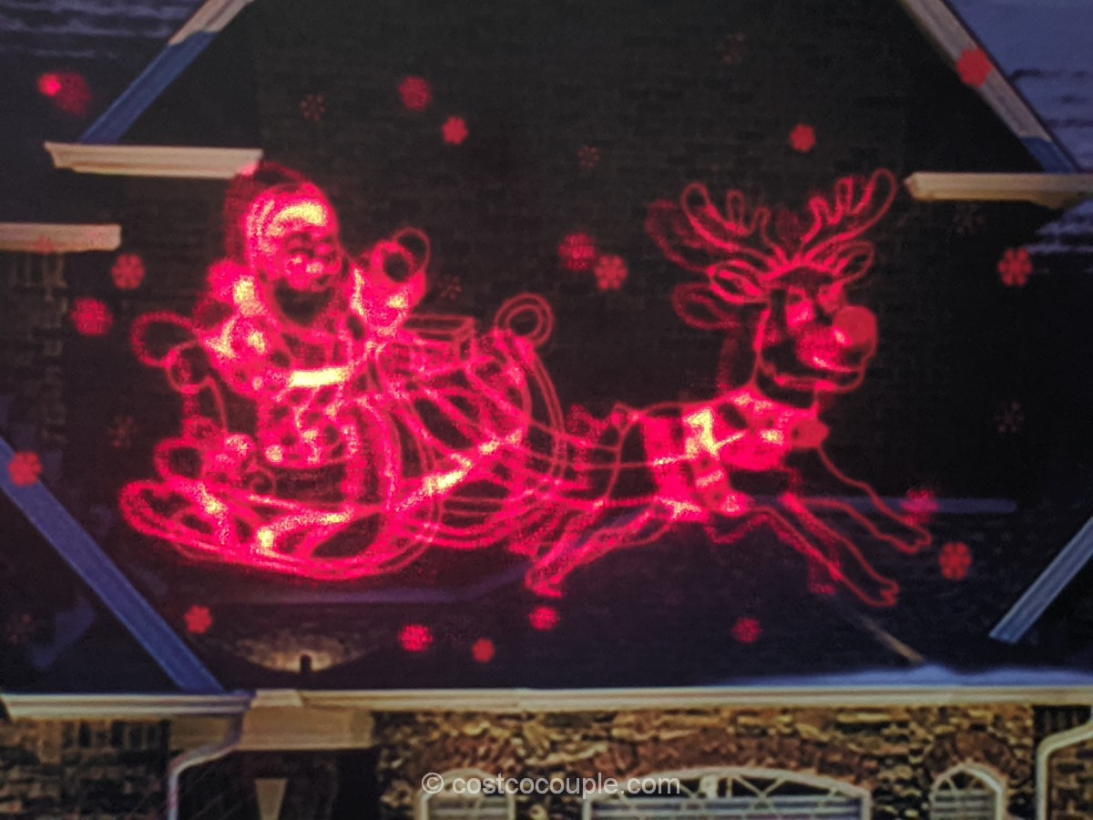 Animated Santa Laser Projector