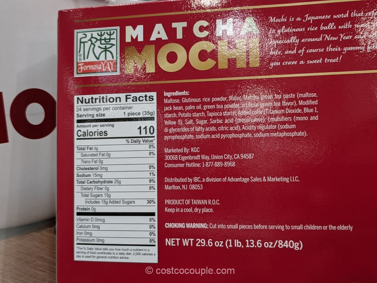 Formosa Yay Matcha Mochi