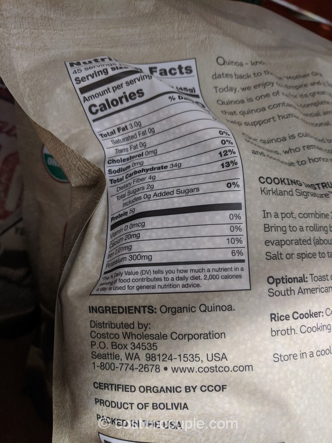 Kirkland Signature Organic Quinoa