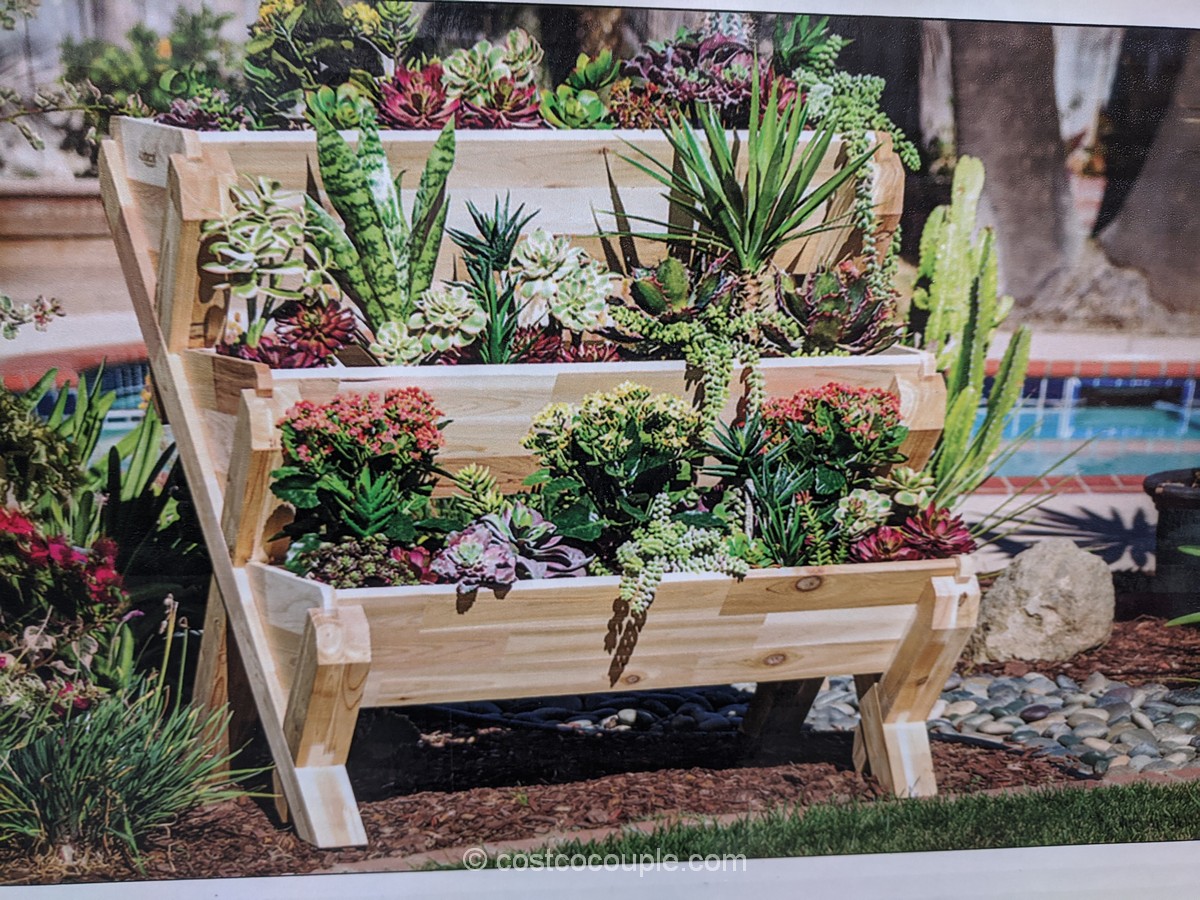 Cedar Craft Cascading Planter